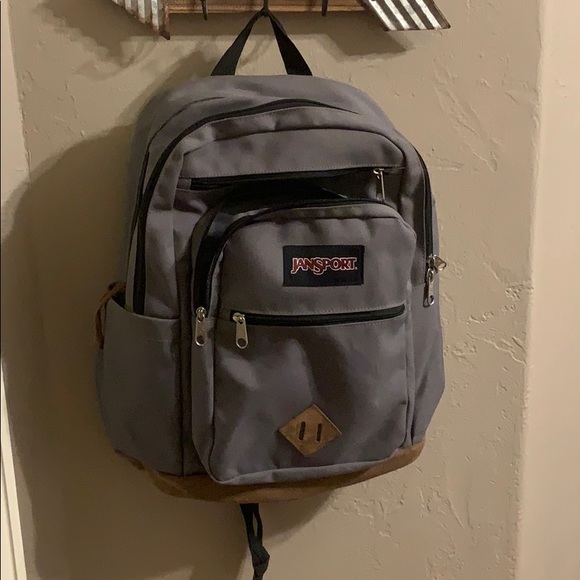 Jansport | Accessories | Gray Jansport Backpack | Poshmark